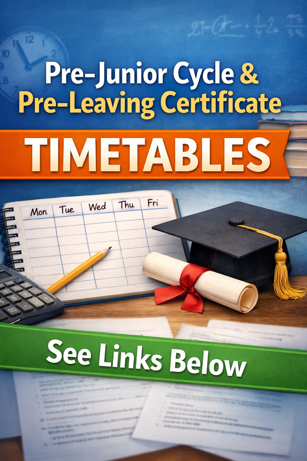 Draft Timetables for Pre-Junior Cycle and Pre-Leaving Certificate exams ...